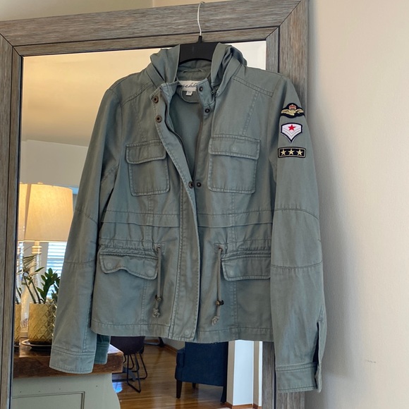 Sebby | Jackets & Coats | Sebby Size L Full Zip Bomber Style Jacket ...